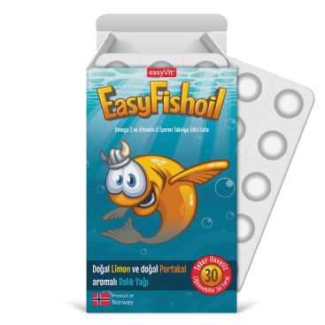 Easy Fish Oil Omega-3 + Vitamin D Chewable Gel 30 Tablets | Easyvit ...
