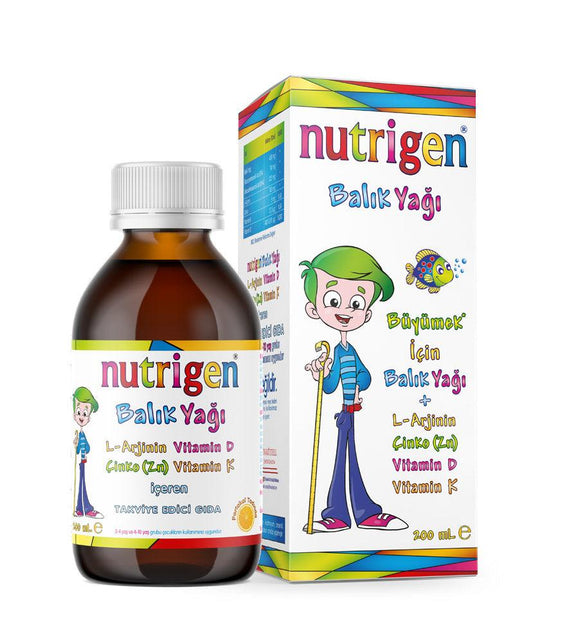 Nutrigen Fish Oil Growmega Syrup 200 ml – Lujain Beauty