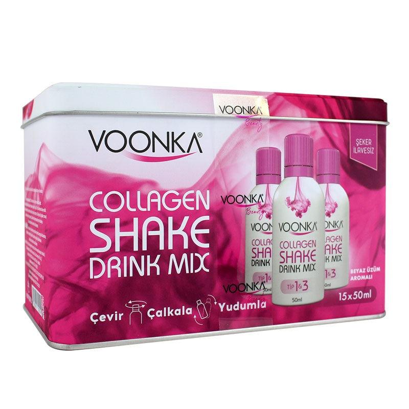 Voonka Beauty Collagen Shake Drink Mix 15 Bottle X 50 ml – Lujain Beauty