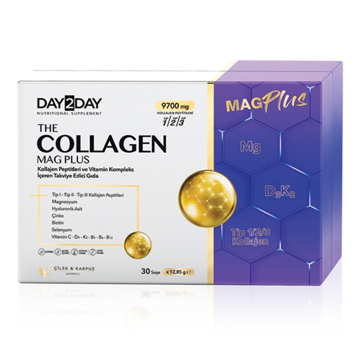 The Collagen Mag Plus 30 Sachet | Day2Day – Lujain Beauty