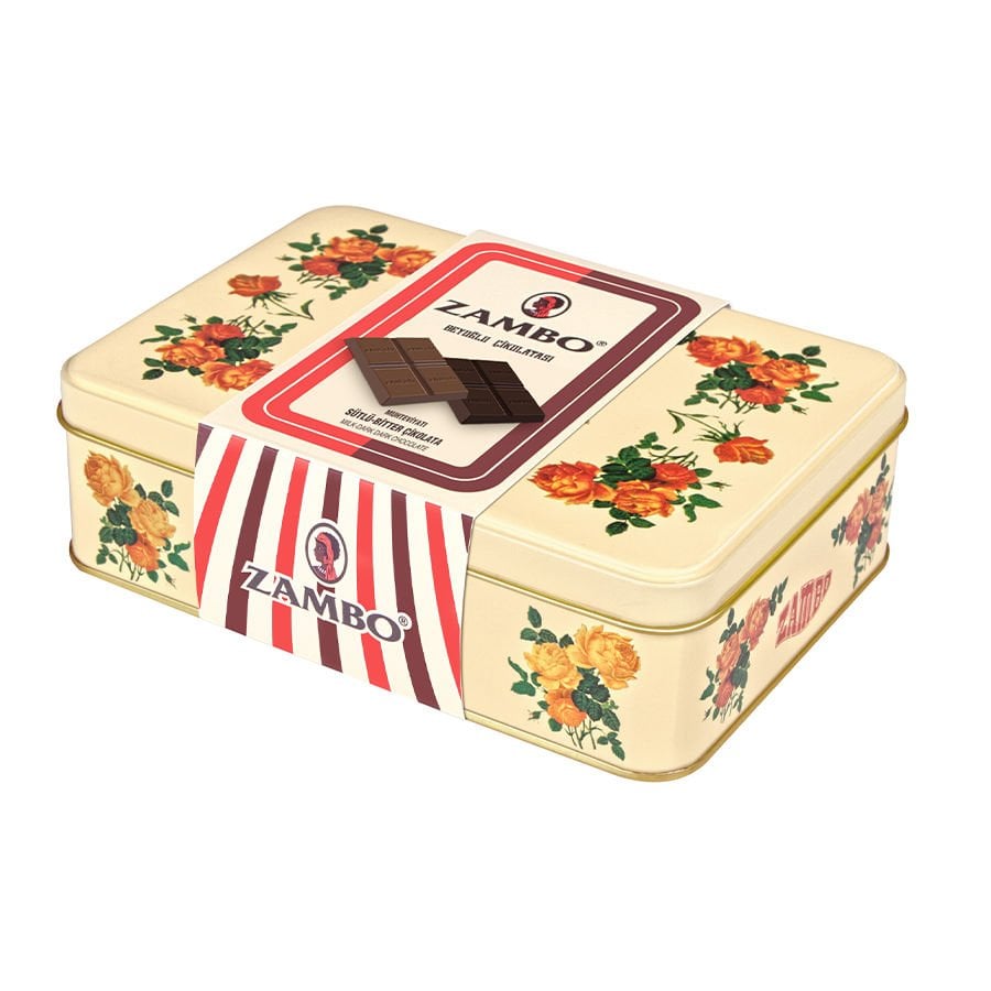 Zambo Nostalgia Tin Milk-Dark Chocolate 480g – Lujain Beauty